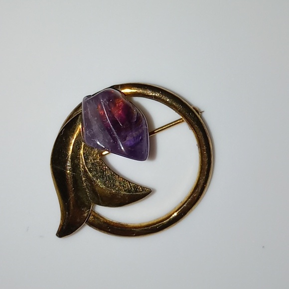 Jewelry | Vintage Amethyst Pin | Poshmark